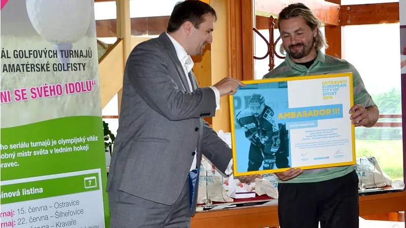 Hokejista David Moravec ambasadorem projektu Ostrava - Evropské město ...