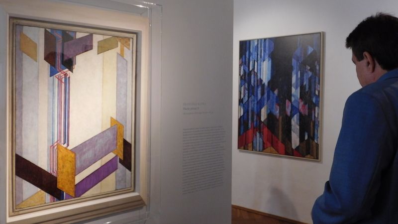 Nejdražší obraz Františka Kupky vystaven v jeho rodném Opočně. Pouze ...