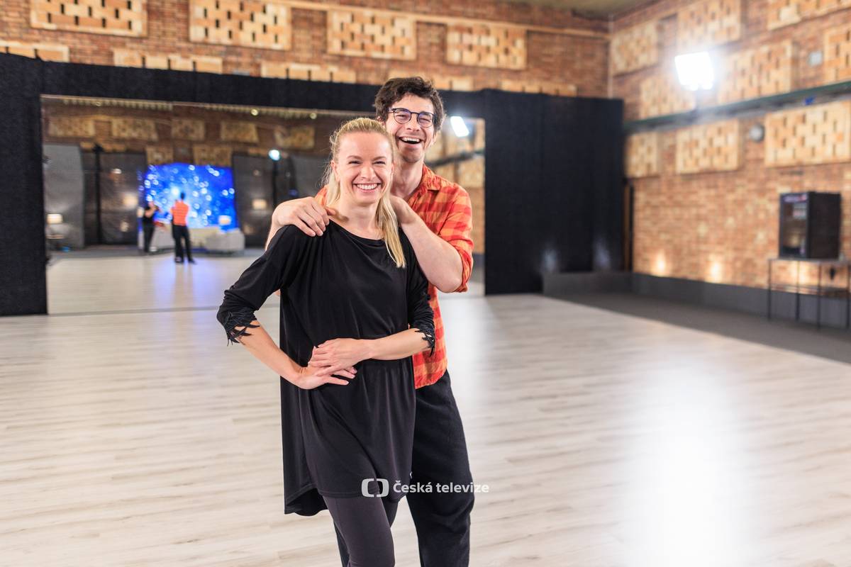 Foto: OBRAZEM: Taneční pár Marek Adamczyk a Lenka Nora Návorková se ...