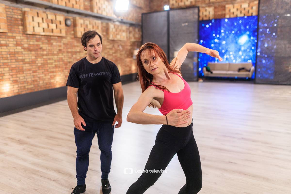 Foto: OBRAZEM: StarDance. Vavřinec Hradilek a Kateřina Bartuněk Hrstková volí legraci a temperament