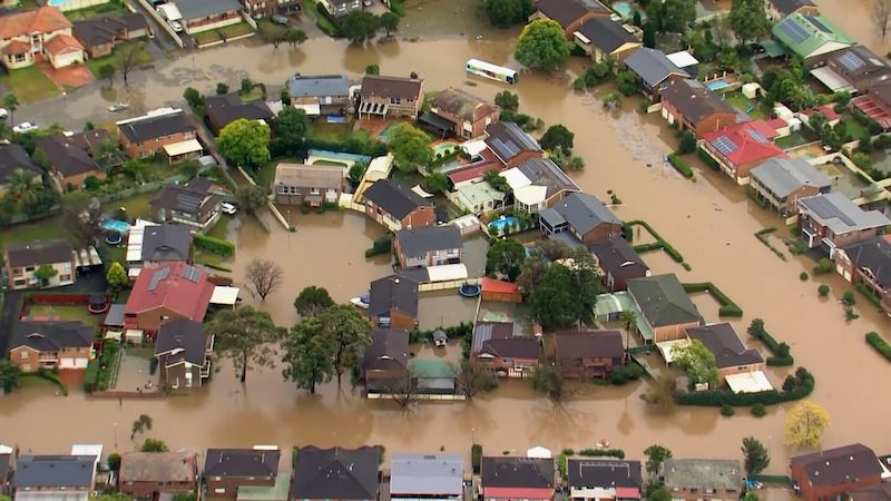 Záplavy v Austrálii | Nový Jižní Wales | Stream