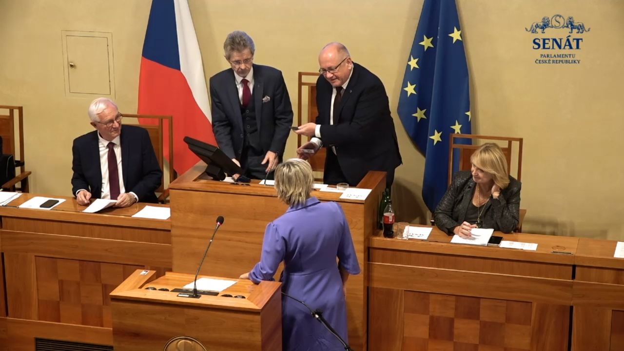 „To myslíš vážně?“ Vildumetzová v Senátu terčem posměchu | Stream